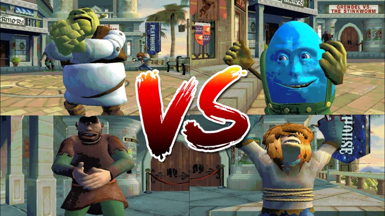 SHREK vs CYCLOPS vs HUMPTY DUMPTY vs QUASIMODO - YouTube