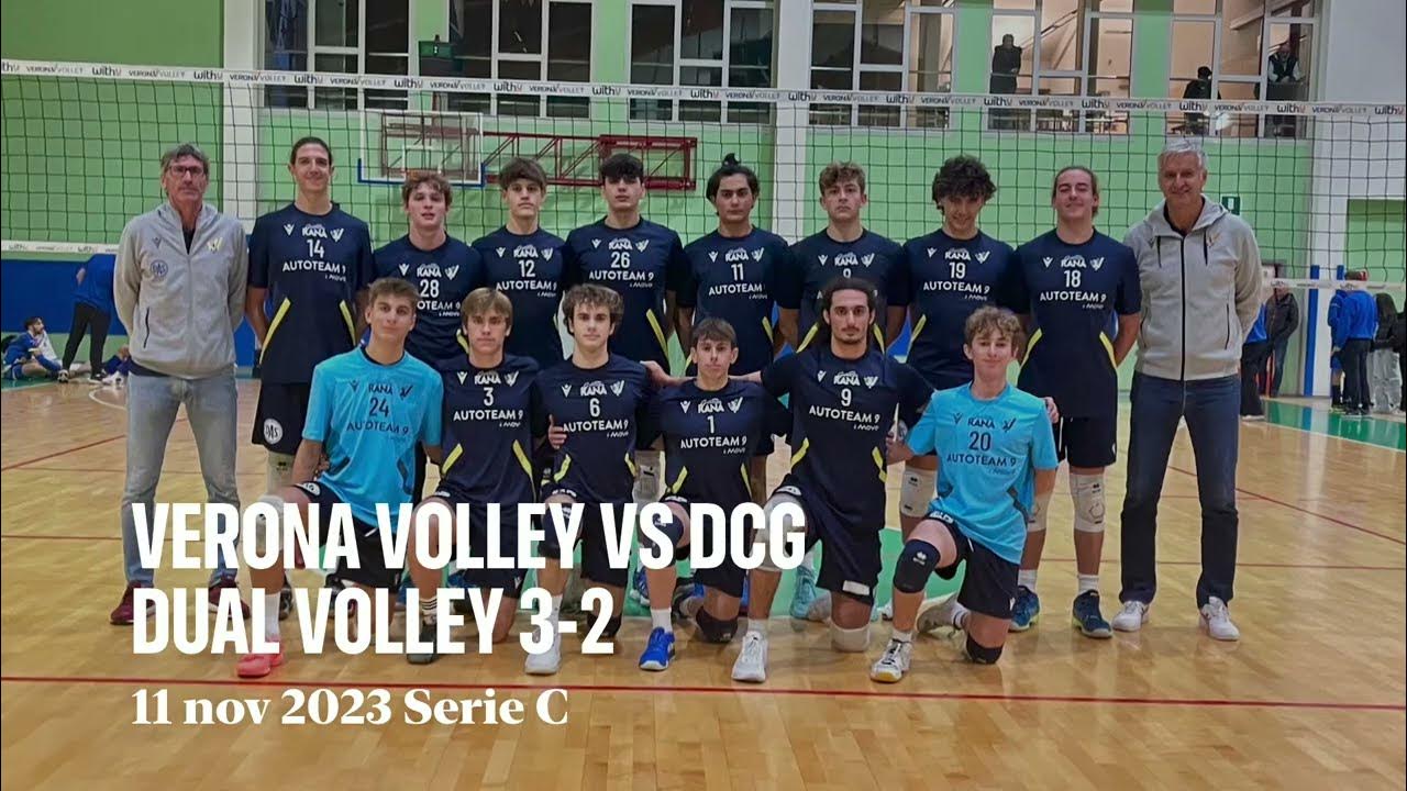 Verona volley vs DCG Dual volley 3-2 11 nov 23 Serie C - YouTube