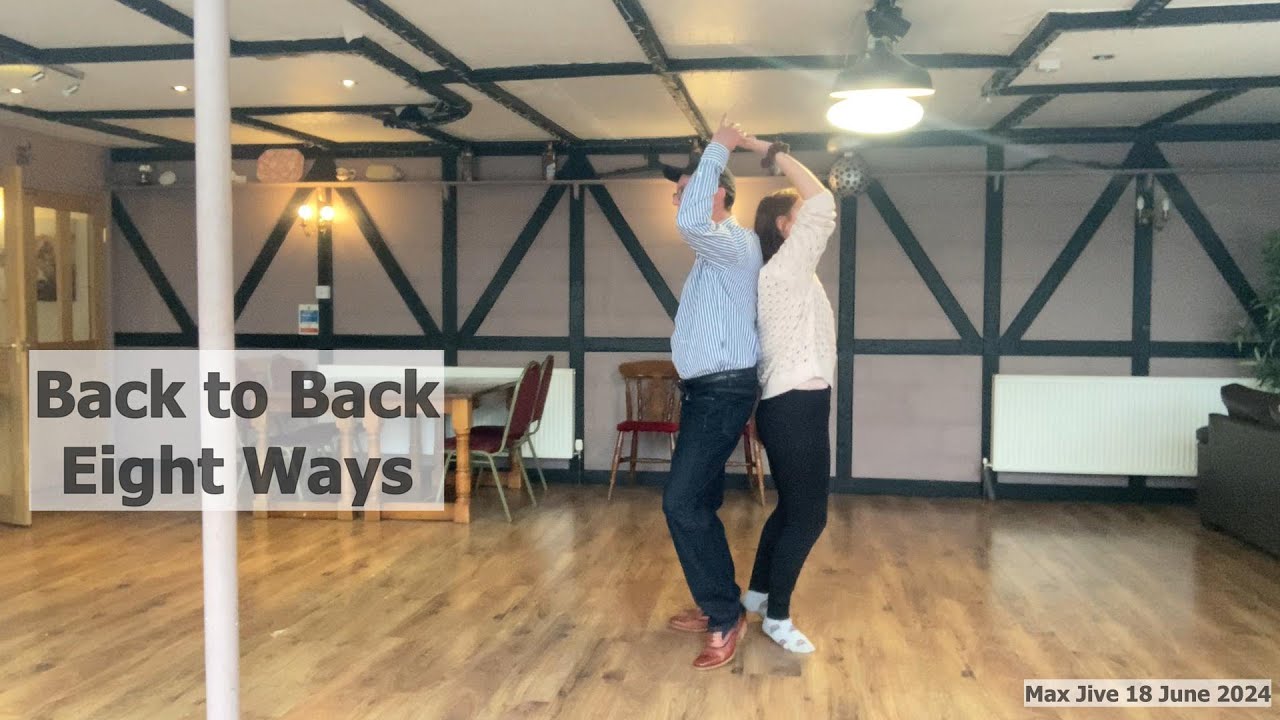 Demo - back to back dance move for Jive or Salsa - YouTube
