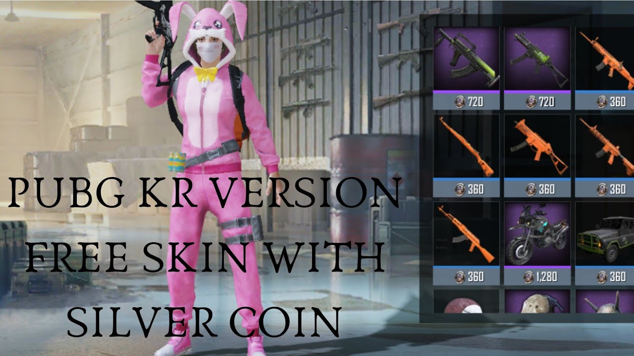 PUBG Korean version Free skin outfit - YouTube