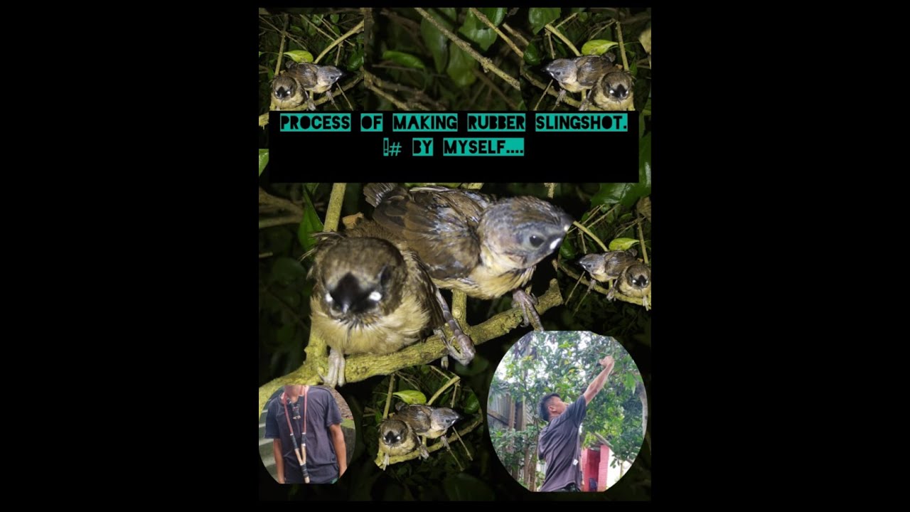Process of making rubber slingshot.! #By myself....... - YouTube