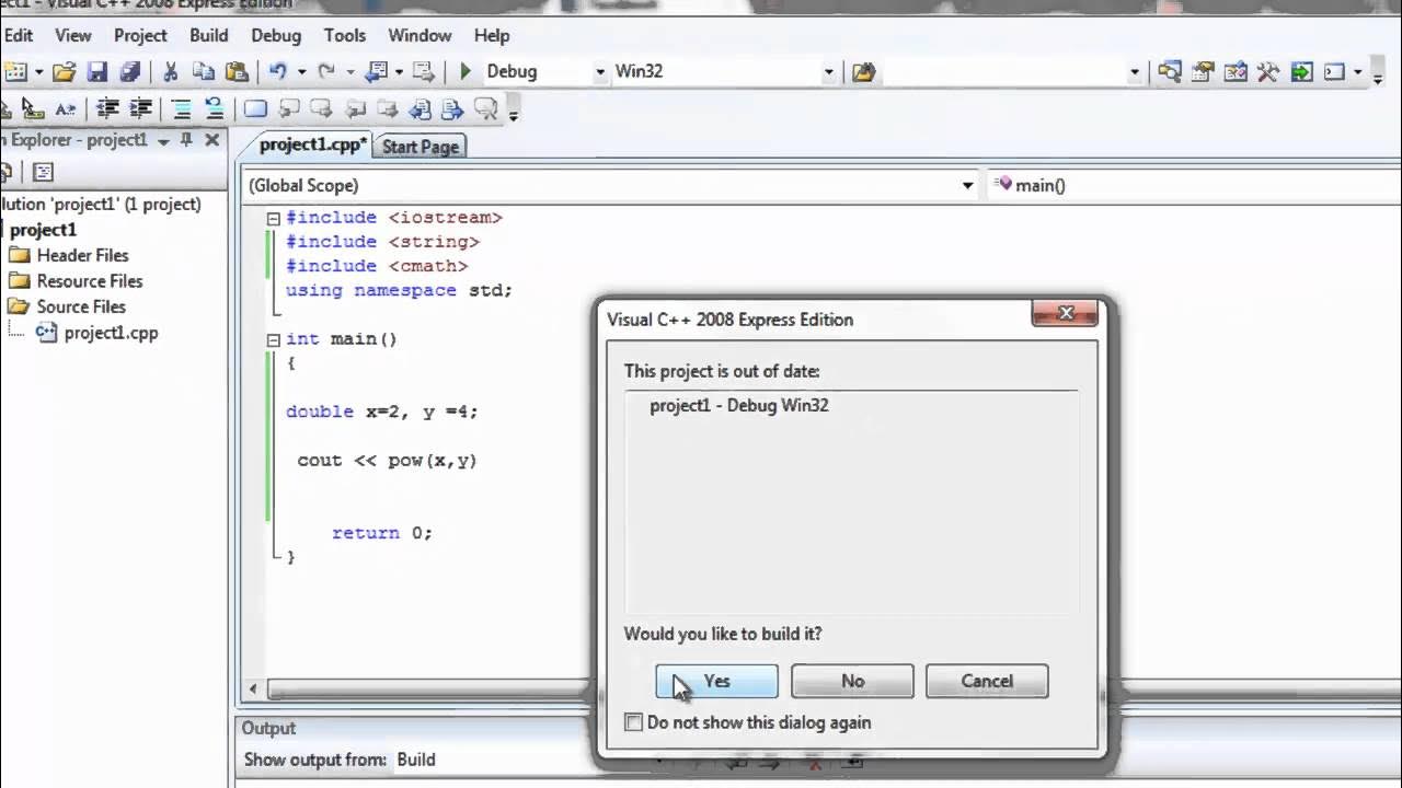 Learn programming now 15 ( Cmath library C++) - YouTube