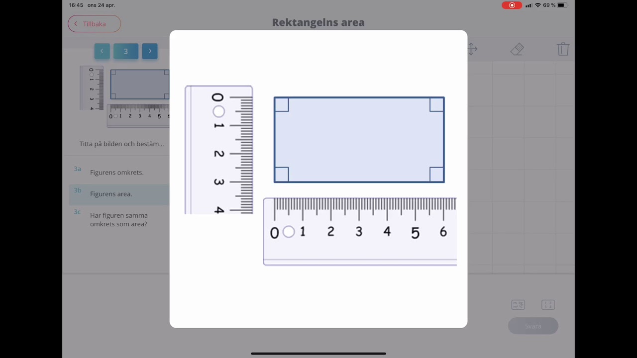 Räkna ut arean av en rektangel - YouTube