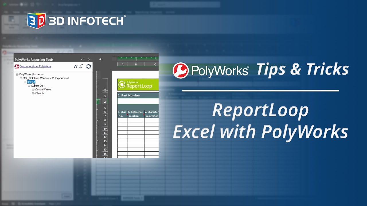 ReportLoop: Excel with PolyWorks | PolyWorks Tips & Tricks - YouTube