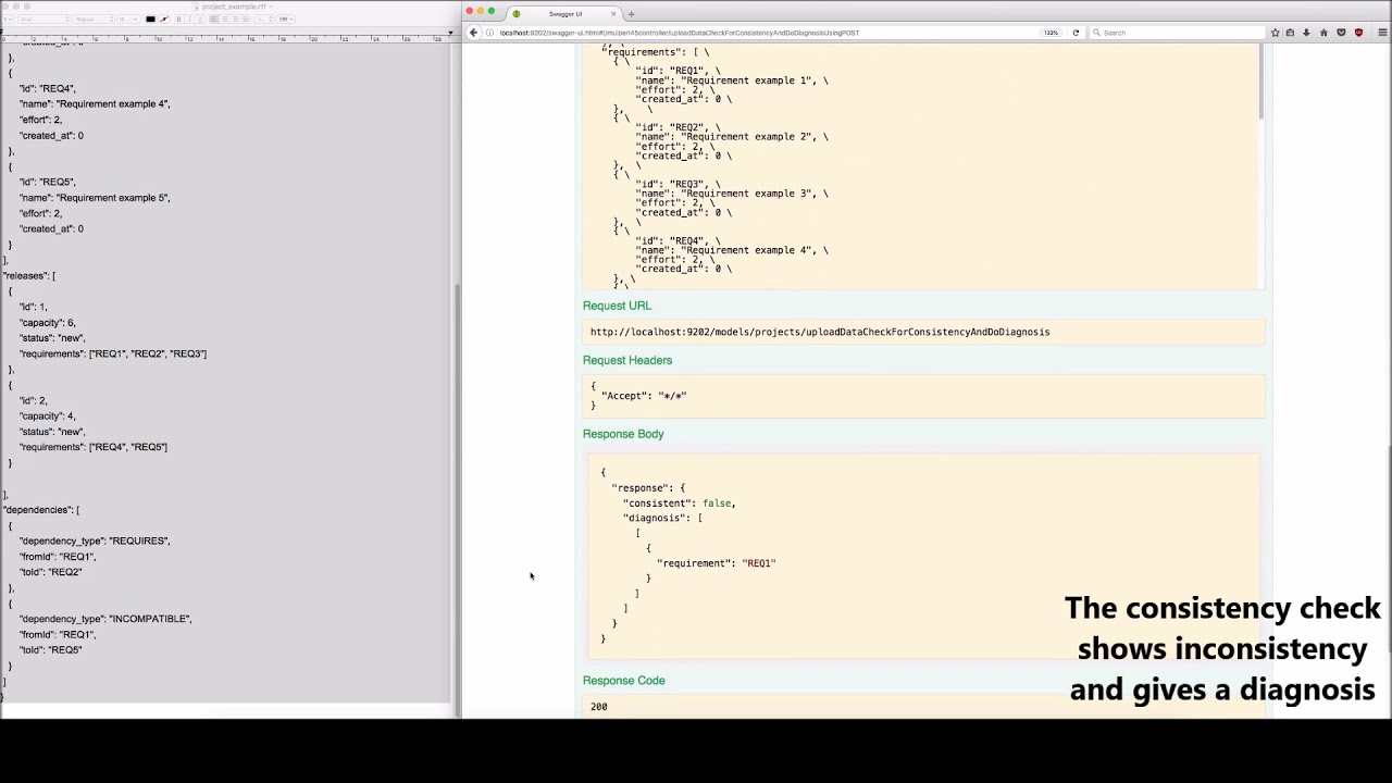 Consistency check demo. - YouTube