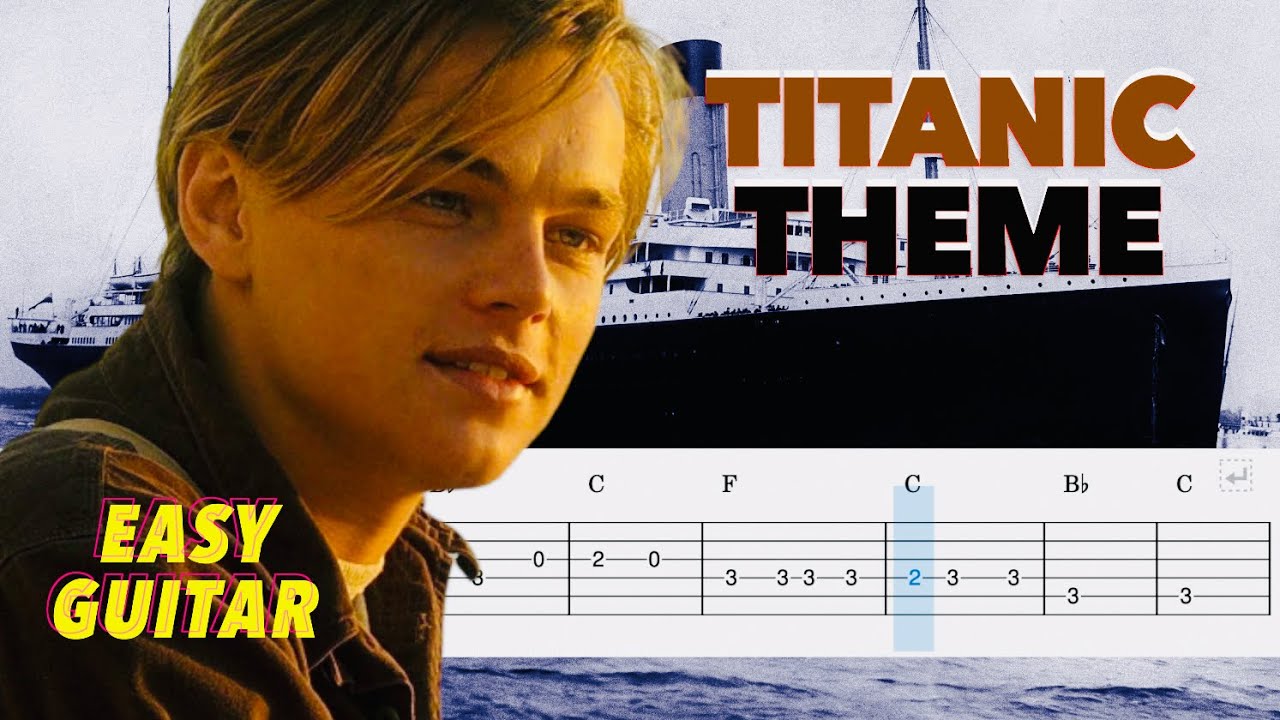 My Heart Will Go On from the Titanic (easy guitar TABS) - YouTube