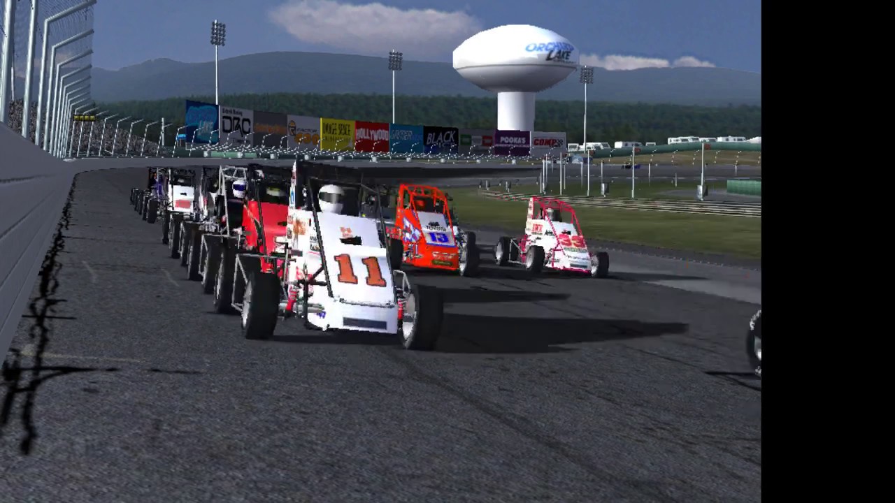 Rfactor Midgets @Orchard Lake Speedway - YouTube