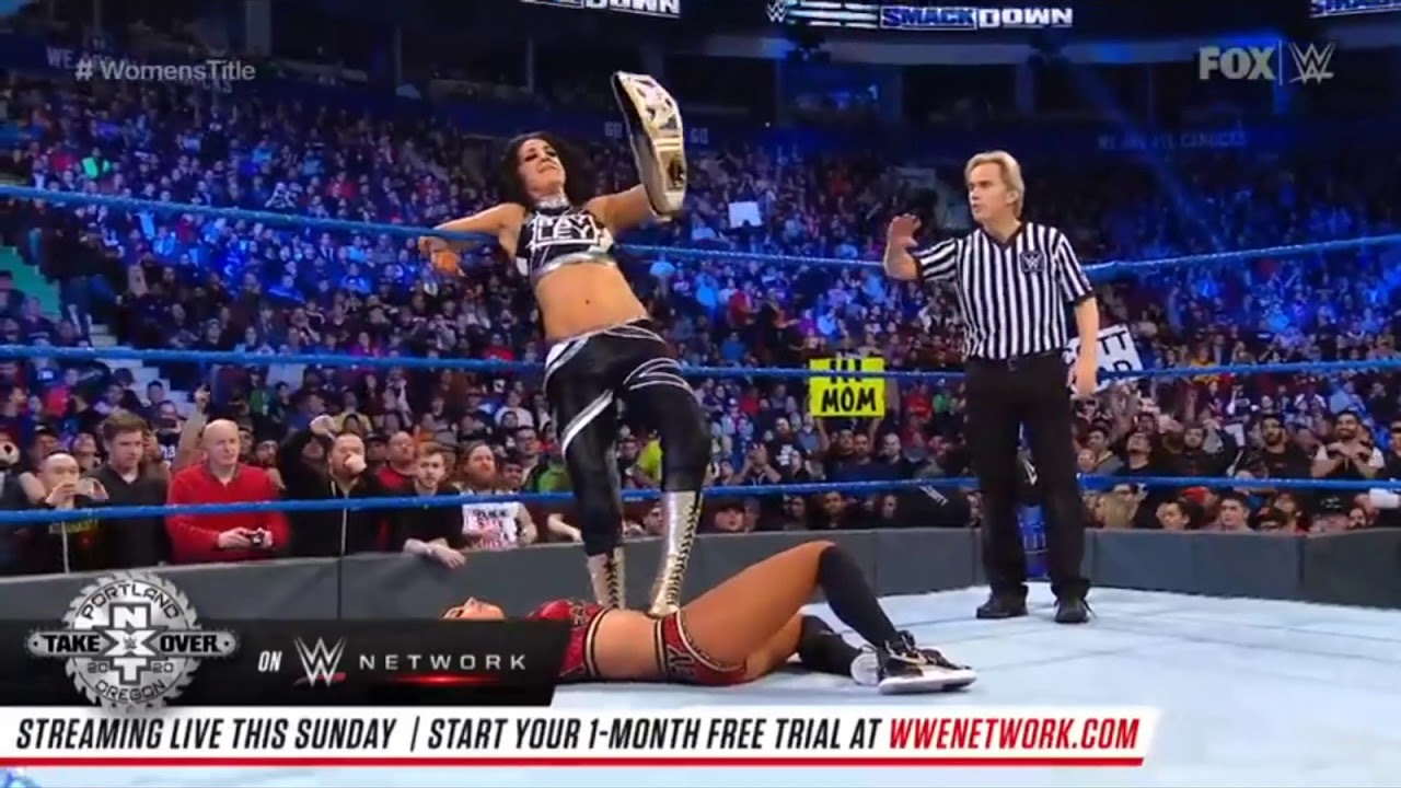 Naomi and Carmella Attack Bayley: SmackDown, Feb. 14, 2020 - YouTube