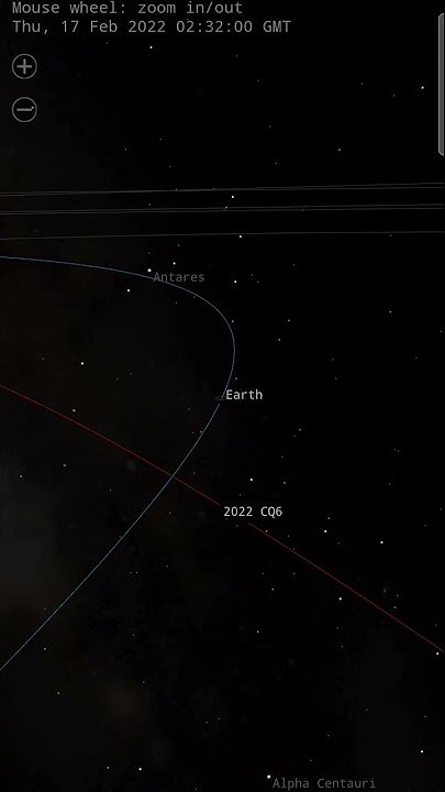Asteroid Passing Close To Earth Asteroid 2022 CQ6 2022-Feb-17 @ 02:32 UTC Sea Sky Nature #Shorts ...