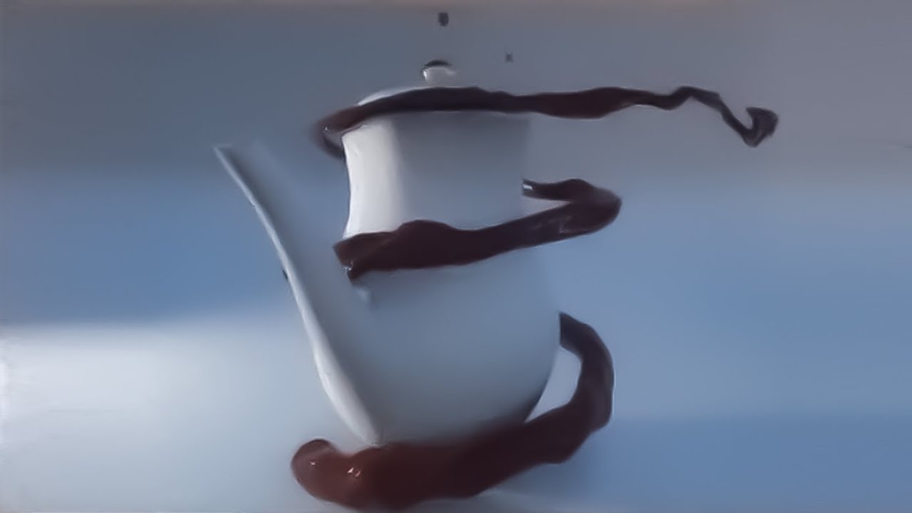 Tea turn around teapot by cinema 4d & real flow & octane - YouTube