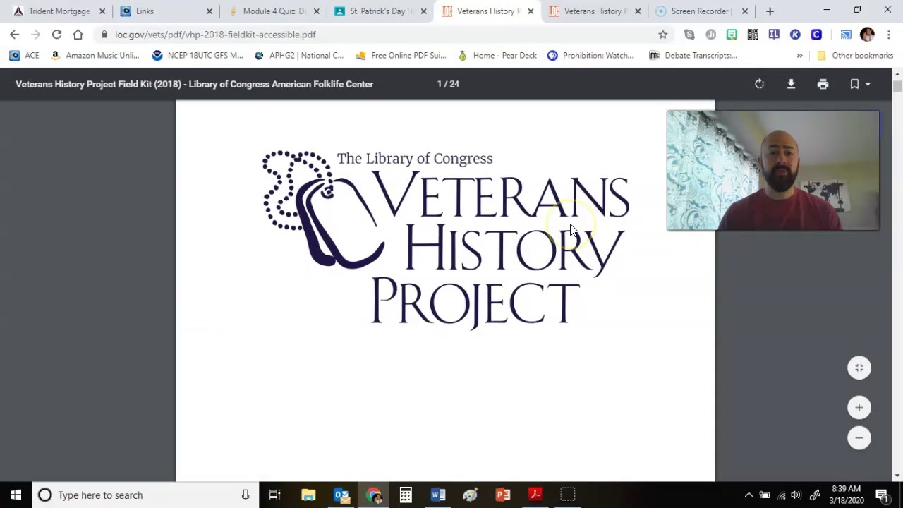 Veterans History Project - YouTube