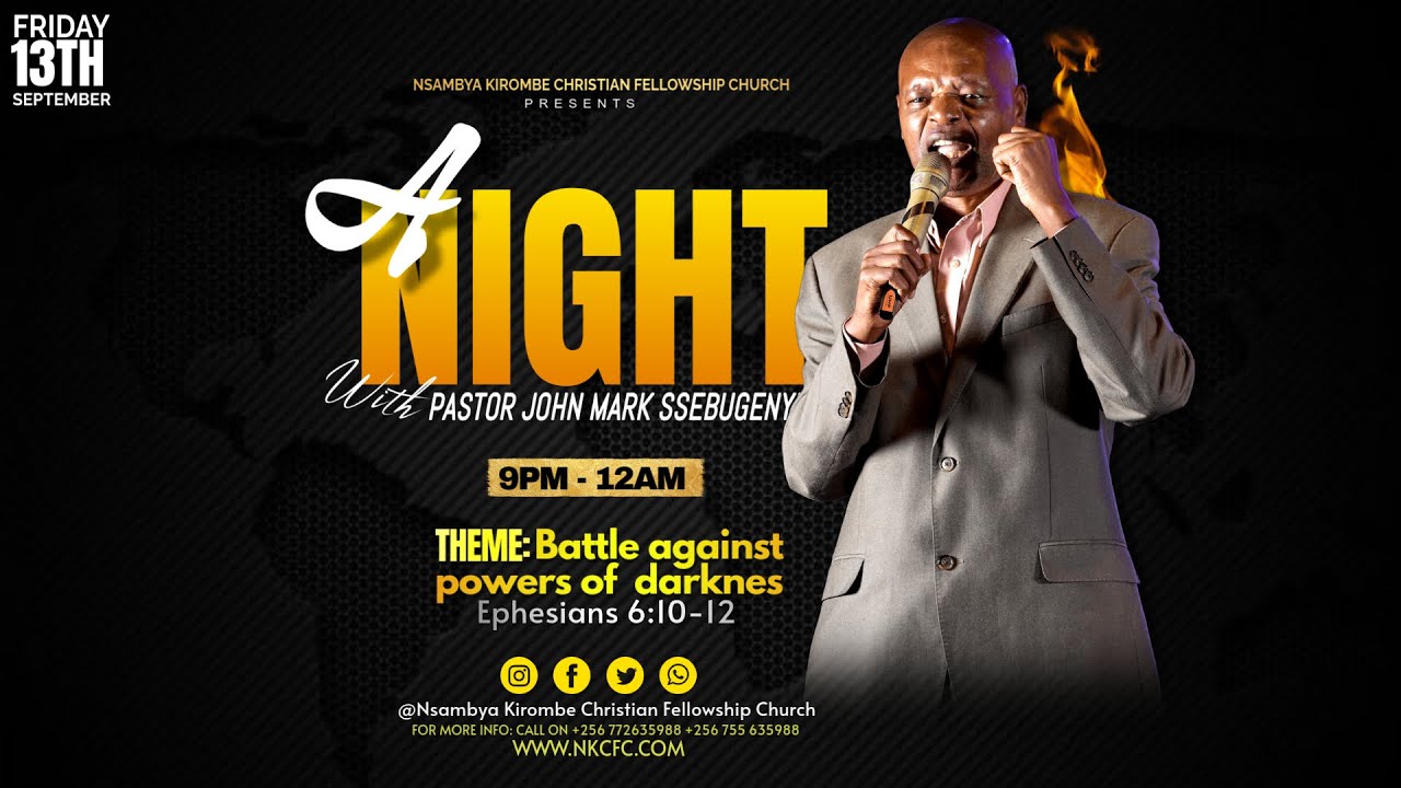A NIGHT with PASTOR JOHN MARK SSEBUGENYI || 13th. SEPTEMBER. 2024 - YouTube