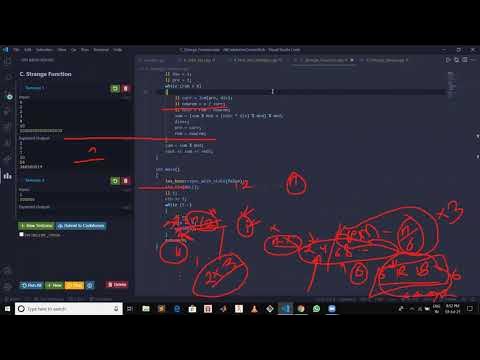 Codeforces Round #729 (Div. 2) || C. Strange Function - YouTube