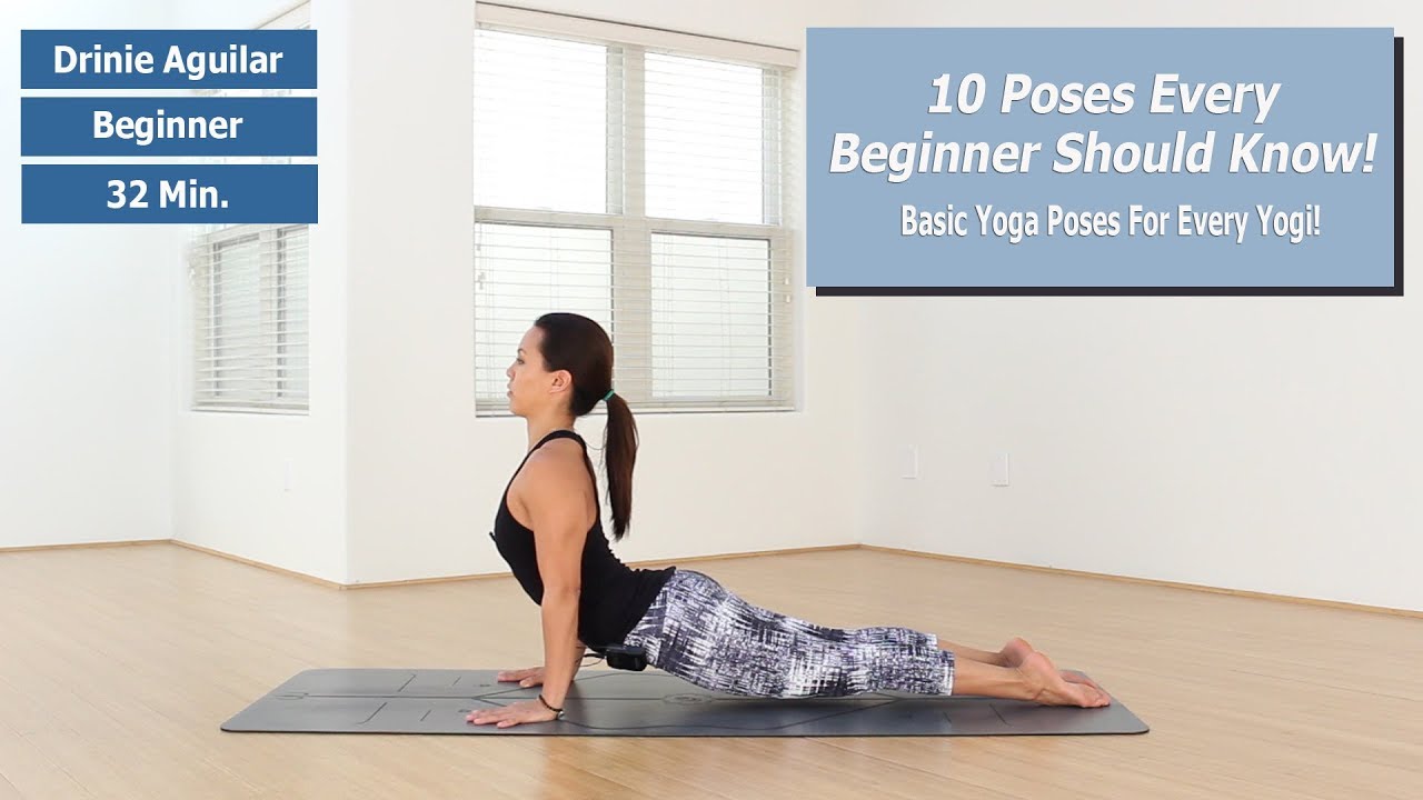 Beginner Yoga | 10 Basic Poses Every Beginner Should Know - Part 2 ...