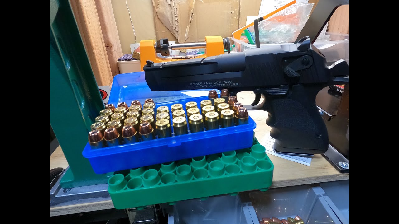 DESERT EAGLE 50 CALIBER HANDLOADS BASIC INTRO TO RELOADING 50 ACTION ...