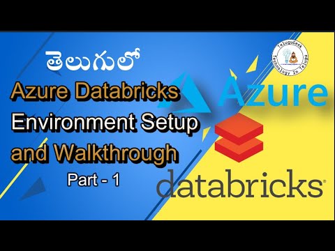Azure Databricks in Telugu (తెలుగు) - Part 1 (Environment setup & walkthrough) - YouTube