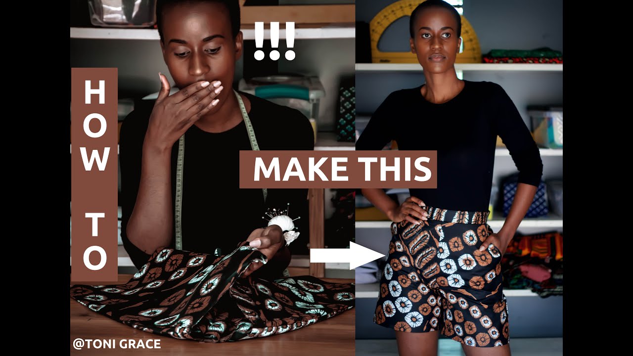 Learn HOW to make short pants| UKO wakora ikabutura NZIZA | HOW to sew ...
