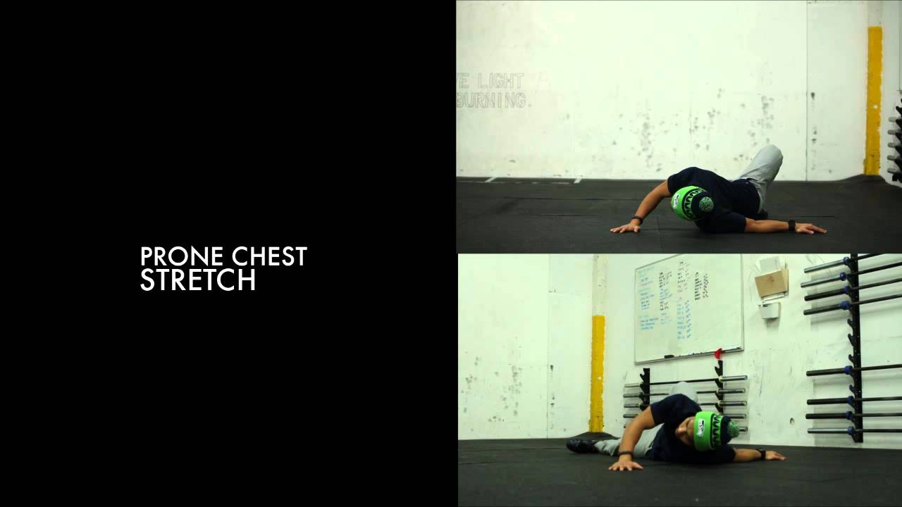PRONE CHEST STRETCH - YouTube