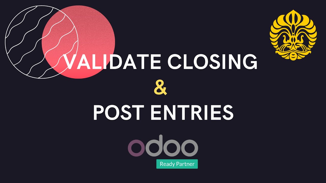 TUTORIAL HOW TO VALIDATE CLOSING AND POST ENTRIES IN ODOO (POS) - Novie ...