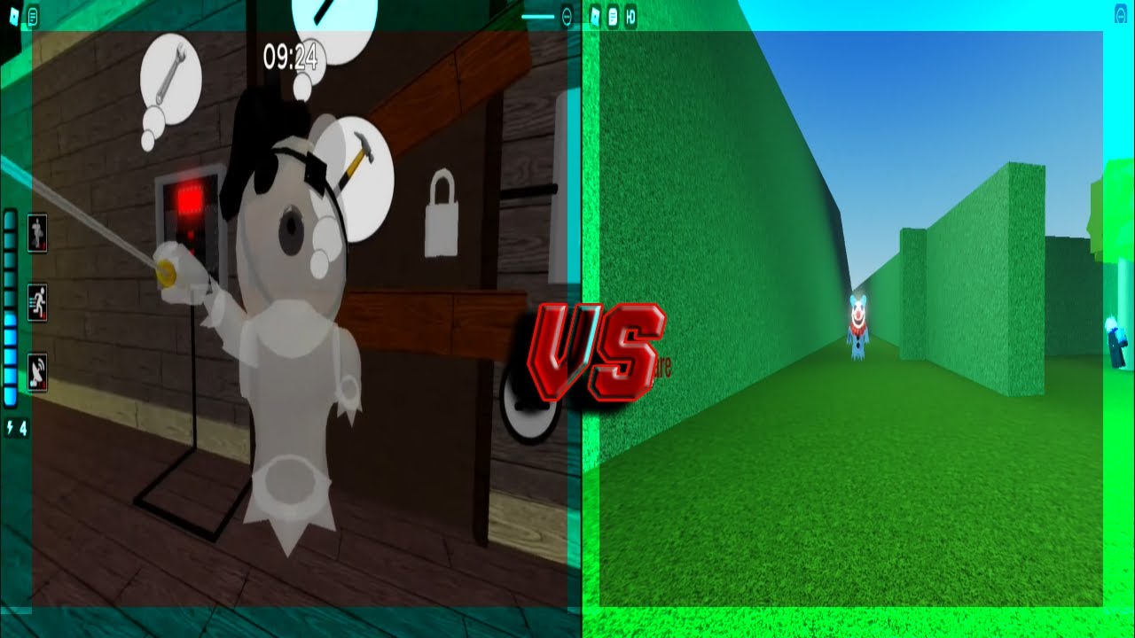 Roblox Piggy Ghosty Vs Ghost Clowny jumpscare! - YouTube