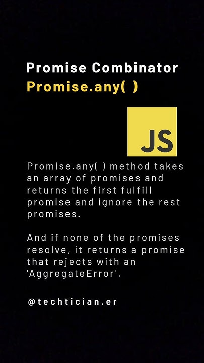 Javascript Promise Combinators Viral Frontend Shorts Fyp Javascript Webdeveloper Fypシ
