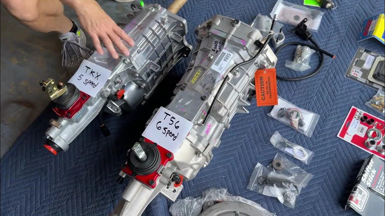 T56 6 speed manual Transmission conversion Kit - YouTube