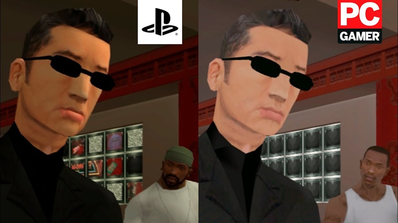 GTA San Andreas - Diferencias entre la versión de PS2 y PC - YouTube
