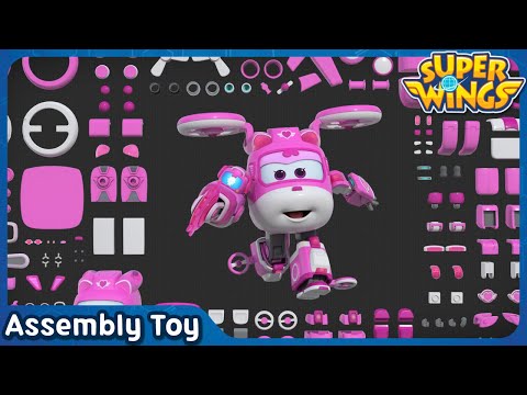[SuperWings Assemble] Super charged Dizzy! | Assembly toy |  Super wings toys