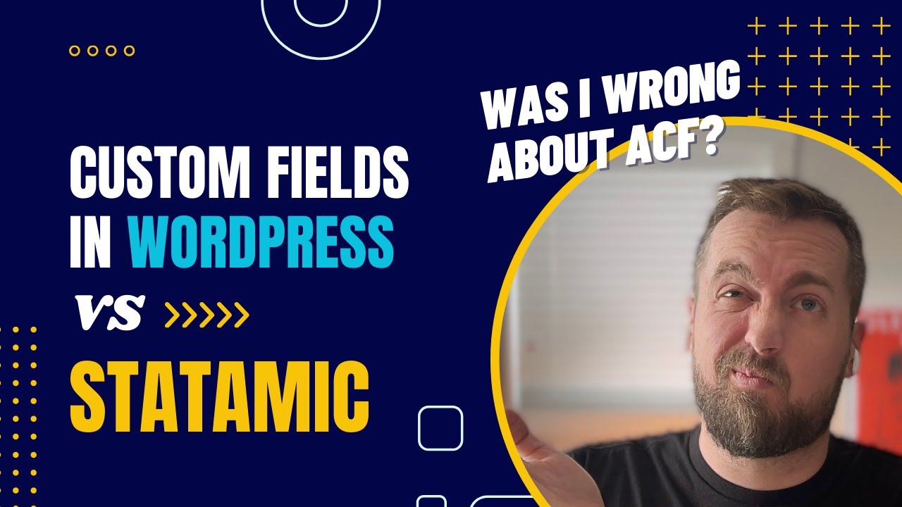 Custom fields in Statamic and WordPress - YouTube