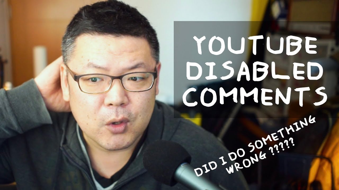 YouTube Disabled Comments For My Videos Suddenly. I guess this is why ...