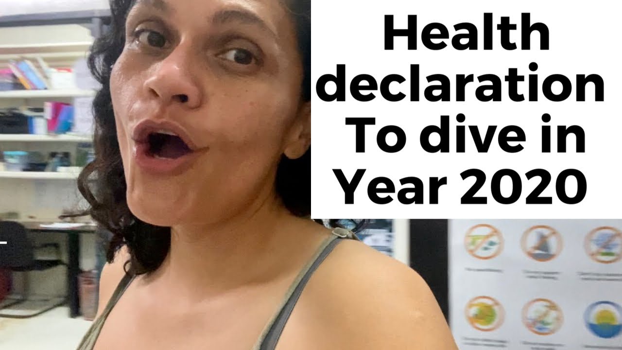 Scuba diving medical clearance in year 2020 | diving in new norm ...