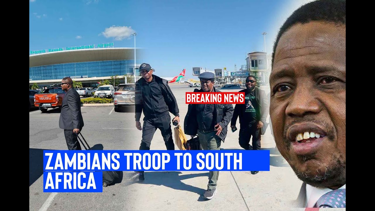Zambians Going To SA Ahead of the ECL Burial - YouTube