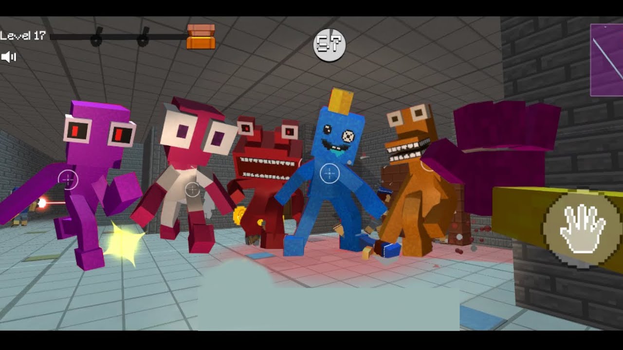 New versions of Rainbow Friends monsters? Minecraft?? Android gameplay ...