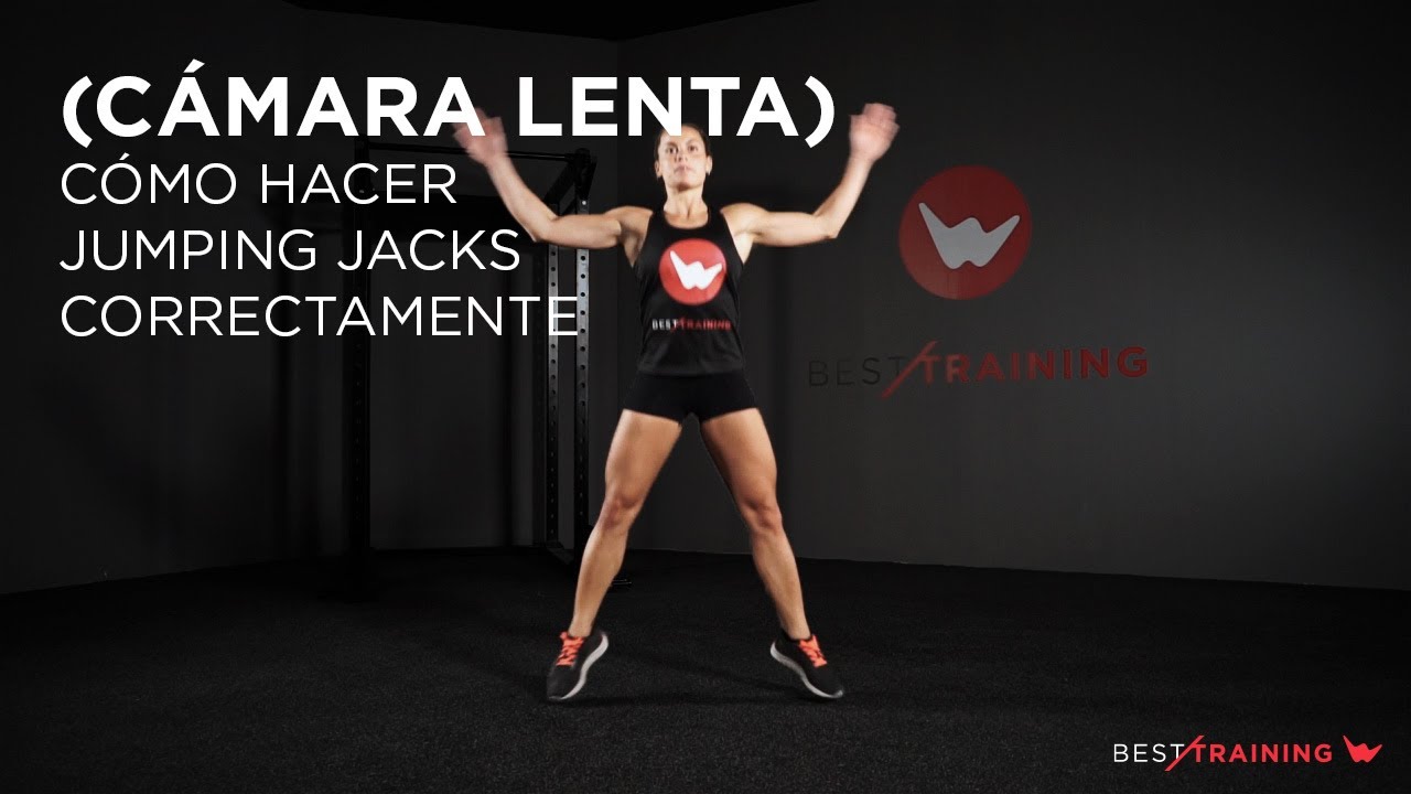 (Cámara lenta) Cómo hacer jumping jacks correctamente - Besttraining - YouTube