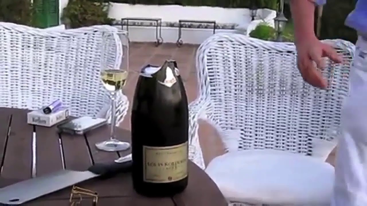 funny champagne bottle opening fail - YouTube