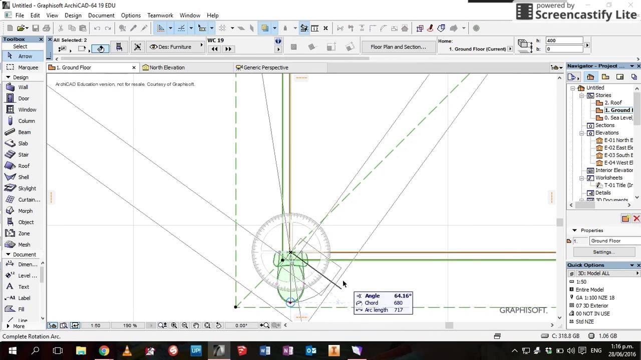 ArchiCAD 19 - Object editing and exploring your design - YouTube