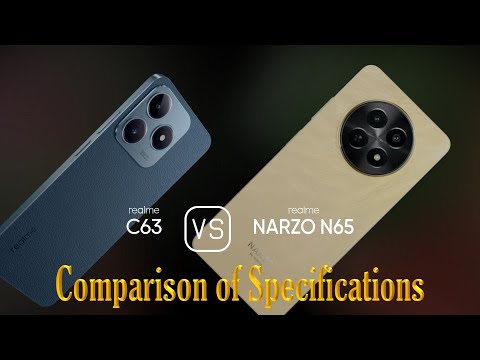 Realme C63 vs. Realme Narzo N65: A Comparison of Specifications - YouTube