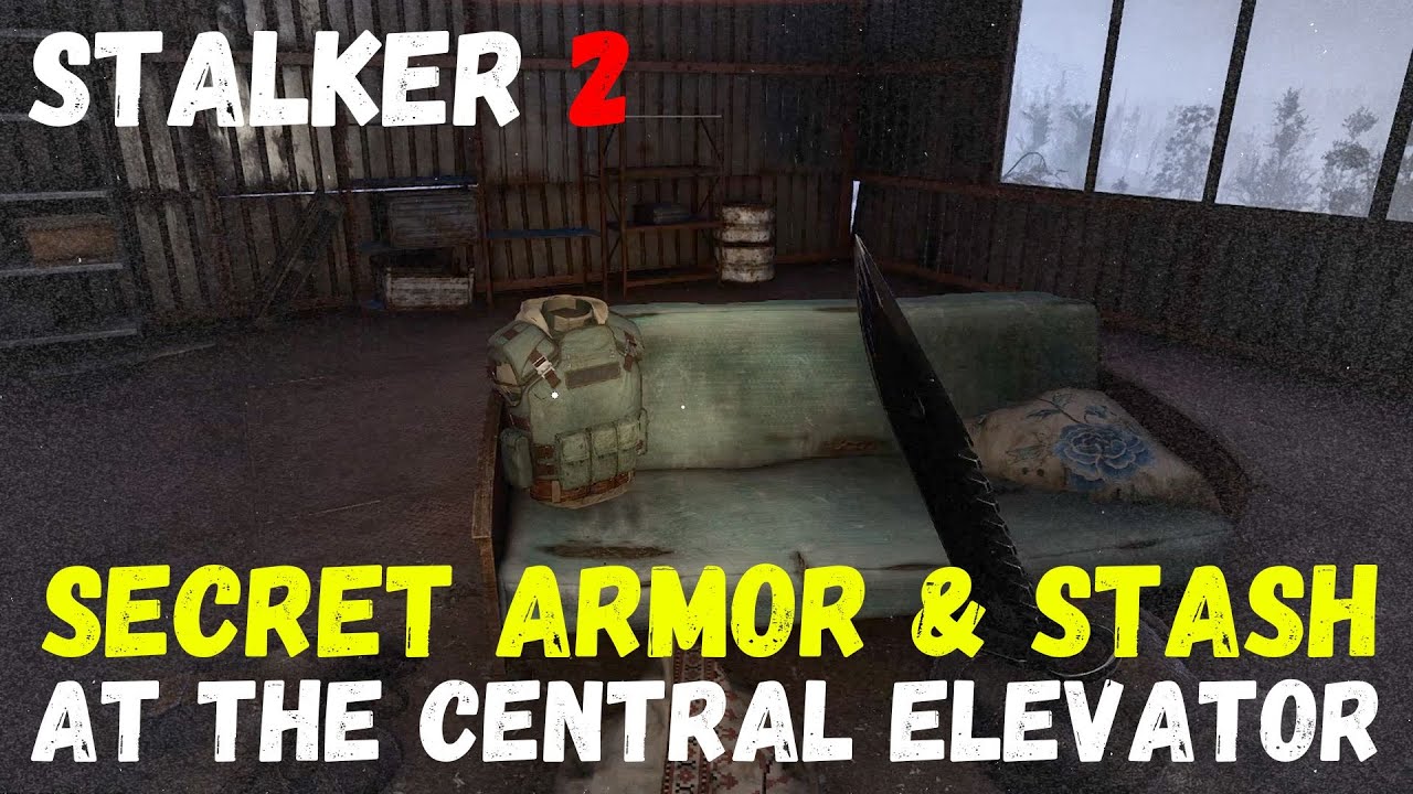 SECRET ARMOR AND STASH With A Double-Teleporter At The Central Elevator In Stalker 2! #stalker2 ...