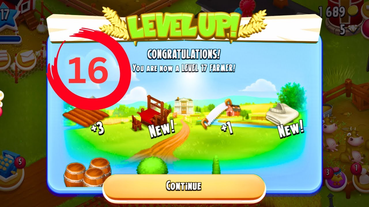 Hay Day Level 16 Gameplay Part 5 - YouTube
