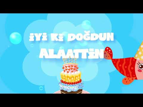 İyi ki Doğdun ALAATTİN - İsme Özel Kırmızı Balık Doğum Günü Şarkısı