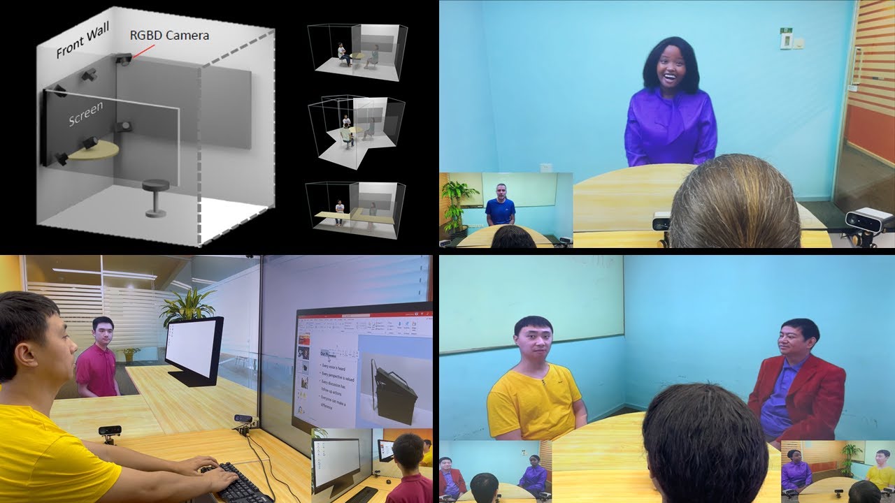 VirtualCube: An Immersive 3D Video Communication System - YouTube