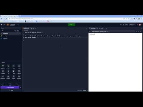 Sign up with Replit for your online work on your website - YouTube