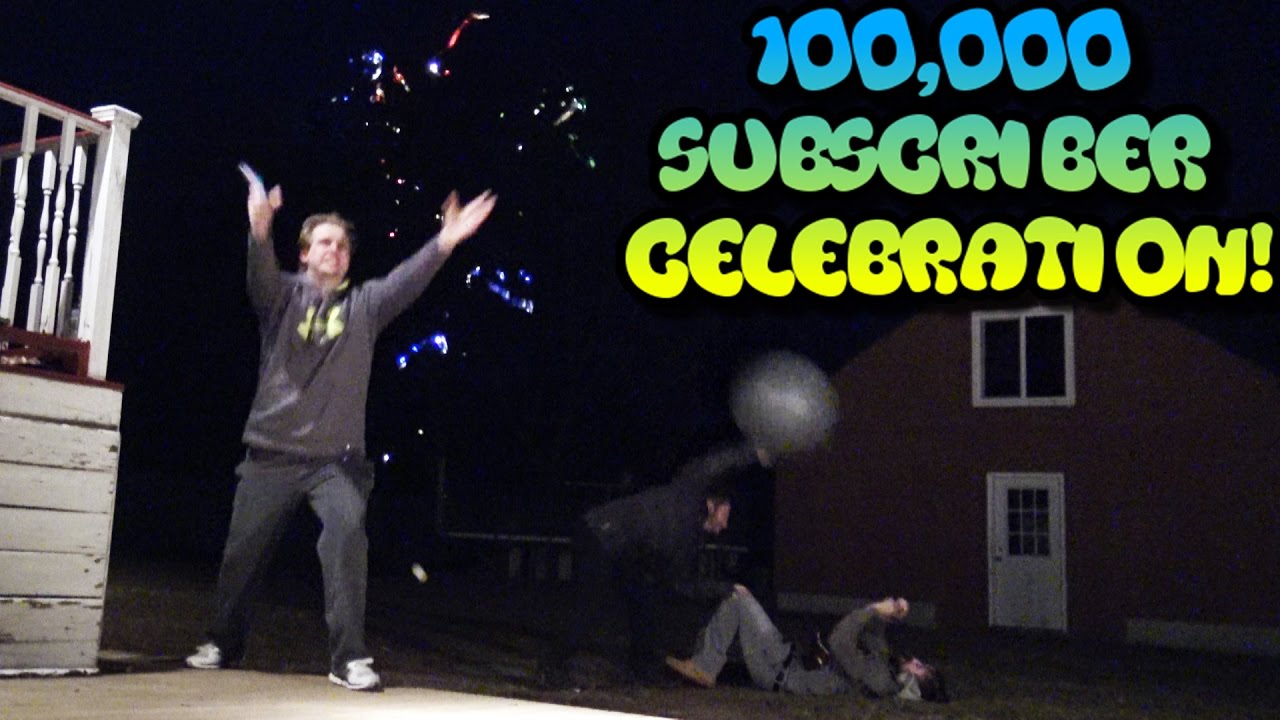 Exercise Ball Destruction Prank! 100K Subscriber Celebration! - YouTube