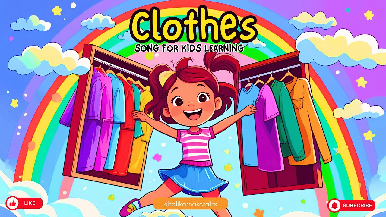 Clothes Clothes Song for Kids Learning - YouTube