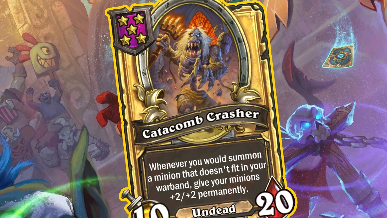 Catacomb Crasher Crushes Everyone | Dogdog Hearthstone Battlegrounds ...