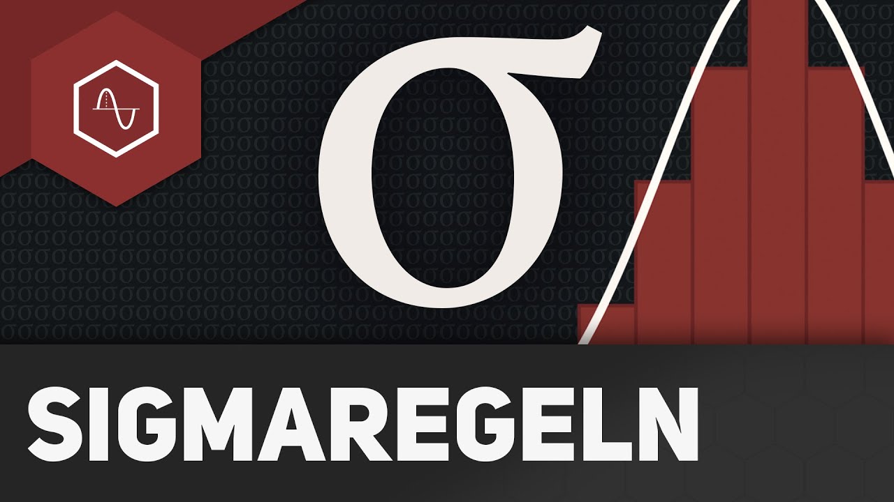 Sigmaregeln - Wahrscheinlichkeiten in der Normalverteilung - YouTube