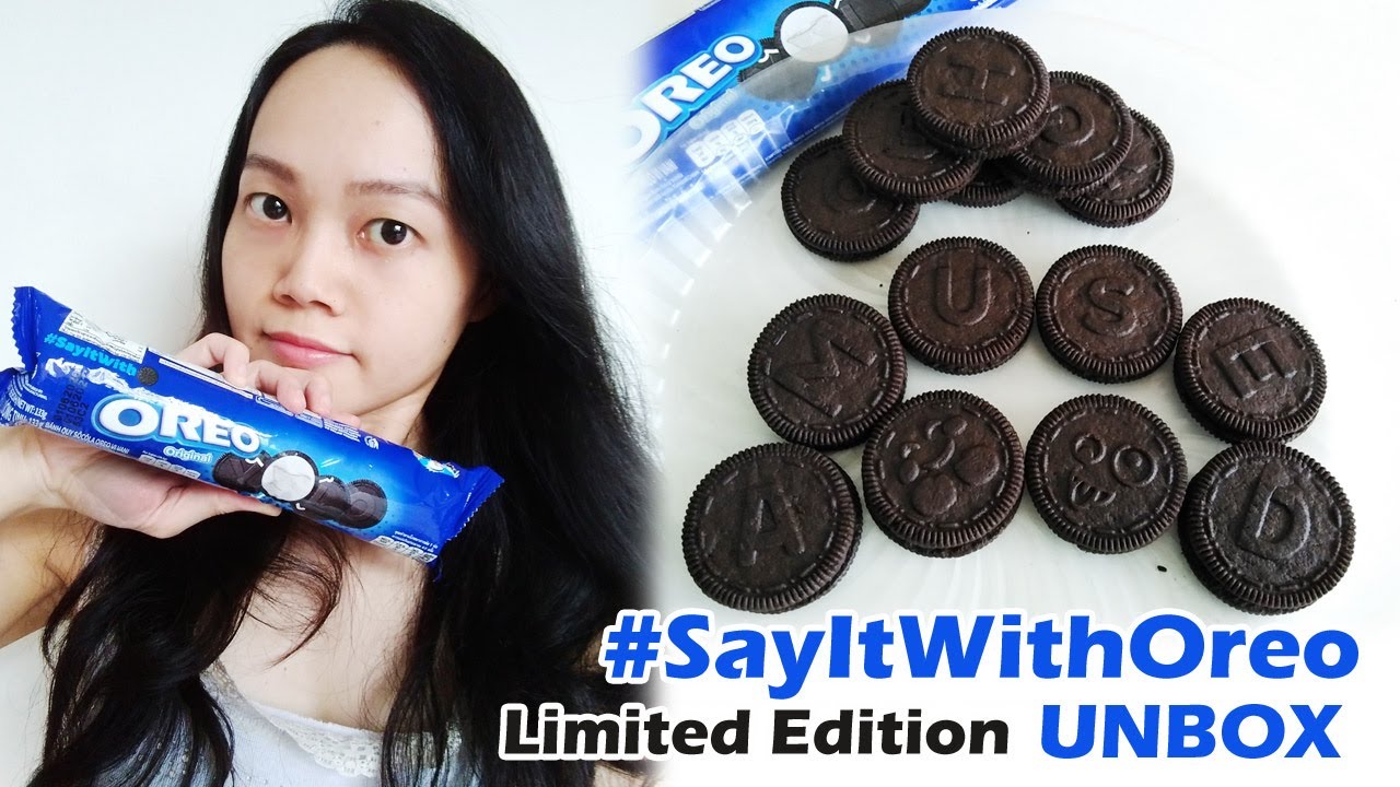 Unbox Limited Edition Oreo #SayItWithOreo | What letters I've Found ...