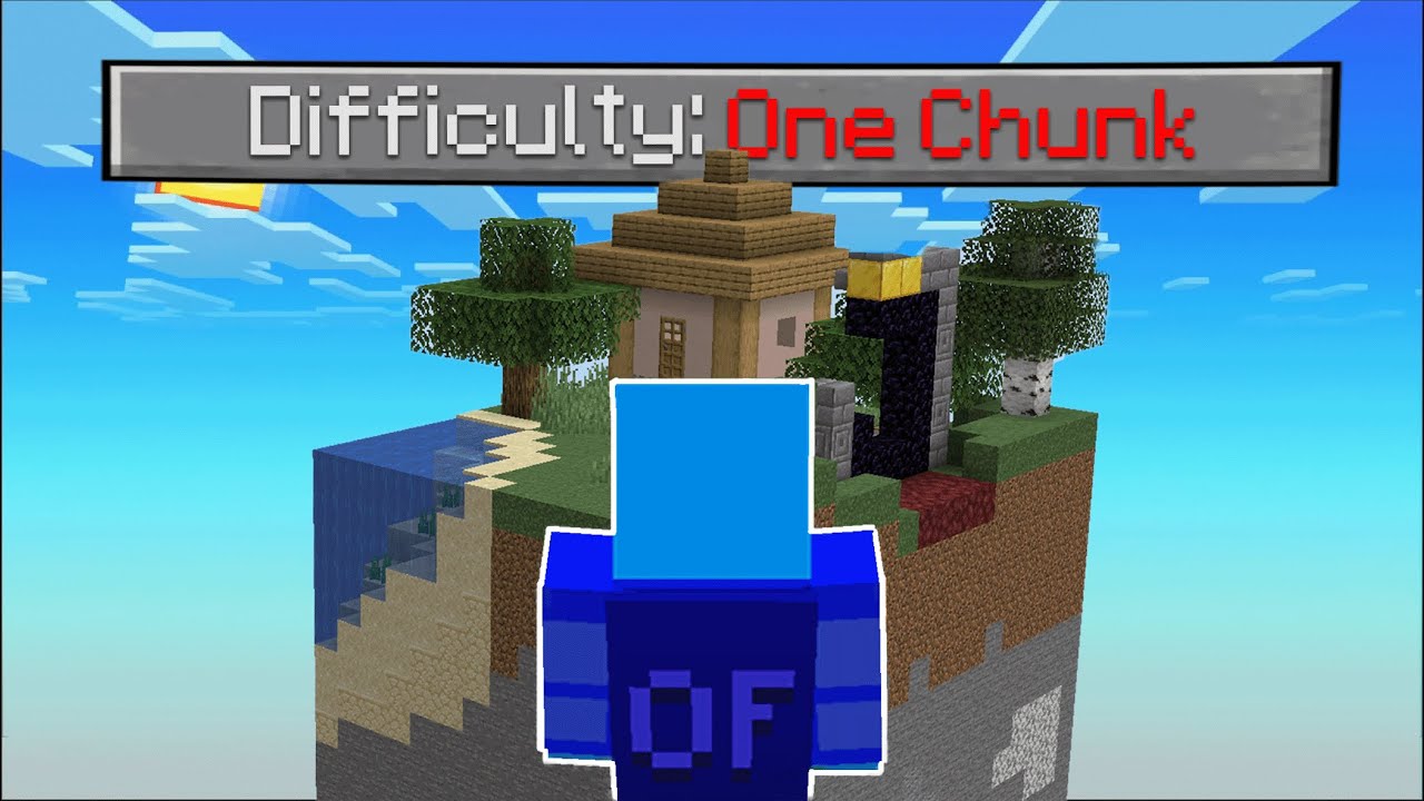 Beating Minecraft On One Chunk - YouTube