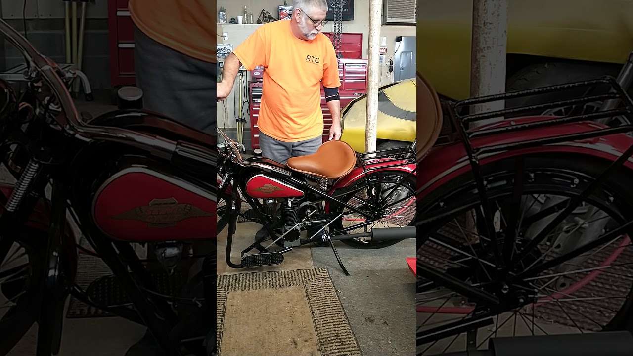 Completely Restored 1948 Simplex Servi-Cycle Running - YouTube