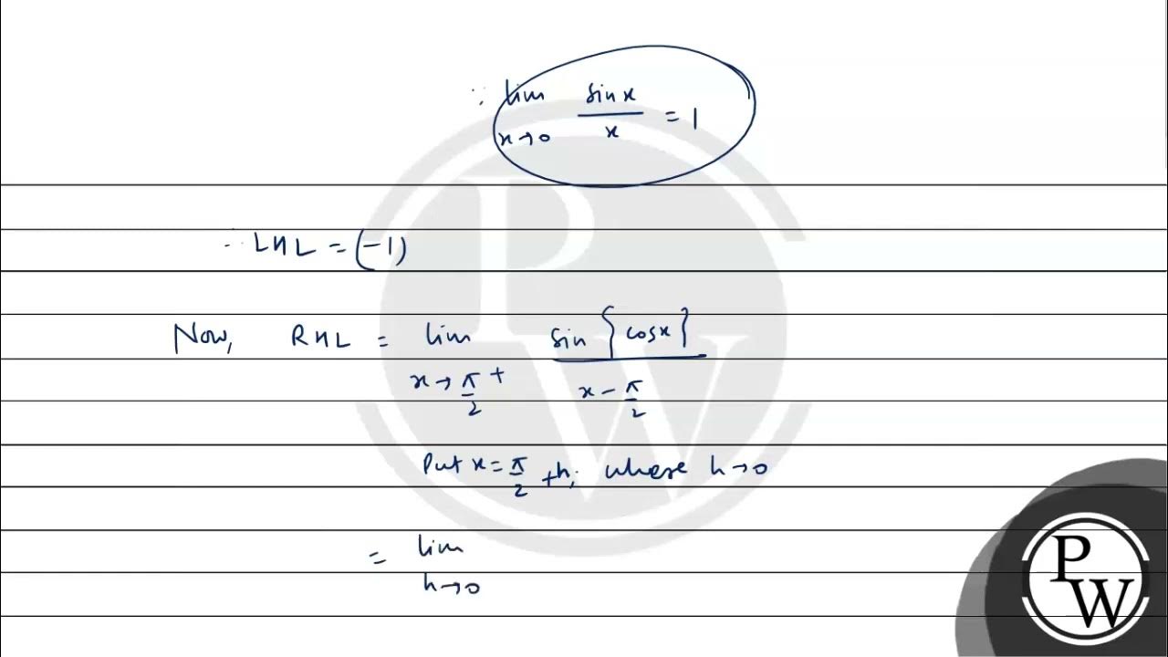 If \( f(x)=\left\{\begin{array}{cc}\frac{\sin \{\cos x\}}{x-\frac{\pi}{2}} & x \neq \frac{\pi}{2 ...